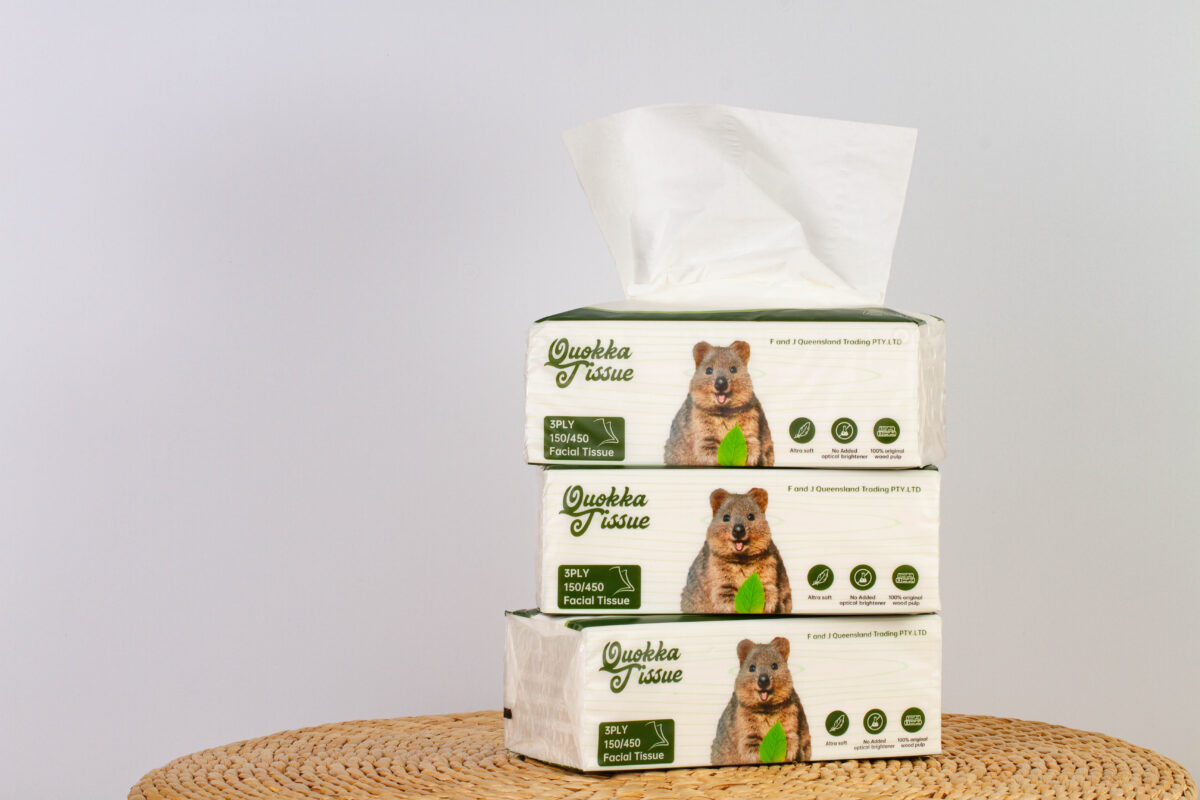 3ply 50 Packs Quokka Soft Facial Tissue (150 Counts)