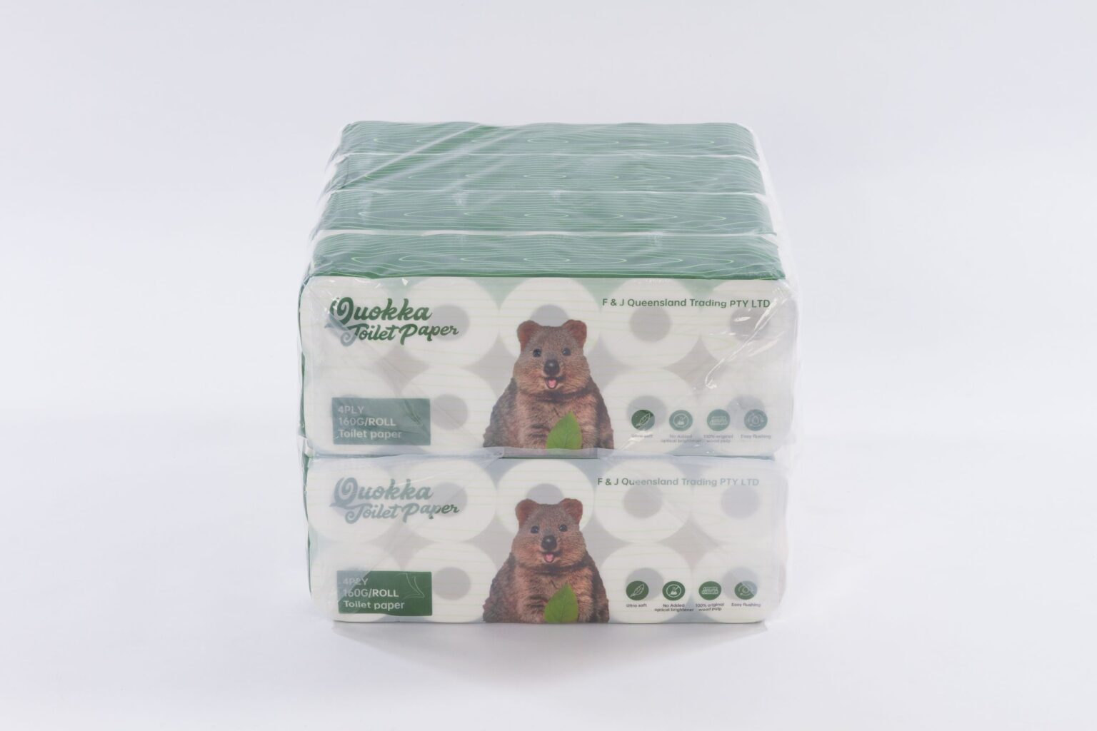 4ply 80 Rolls Quokka Toilet Paper With Wrapper